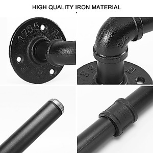 Livabber Black Industrial Pipe Kitchen Paper Holder & Hand Towel Holder，DIY Wall Mount Black Pipe Towel Holder with Heavy Duty Style, Simplistic Look Rustic Touch,which Makes Your Home More Fashion.