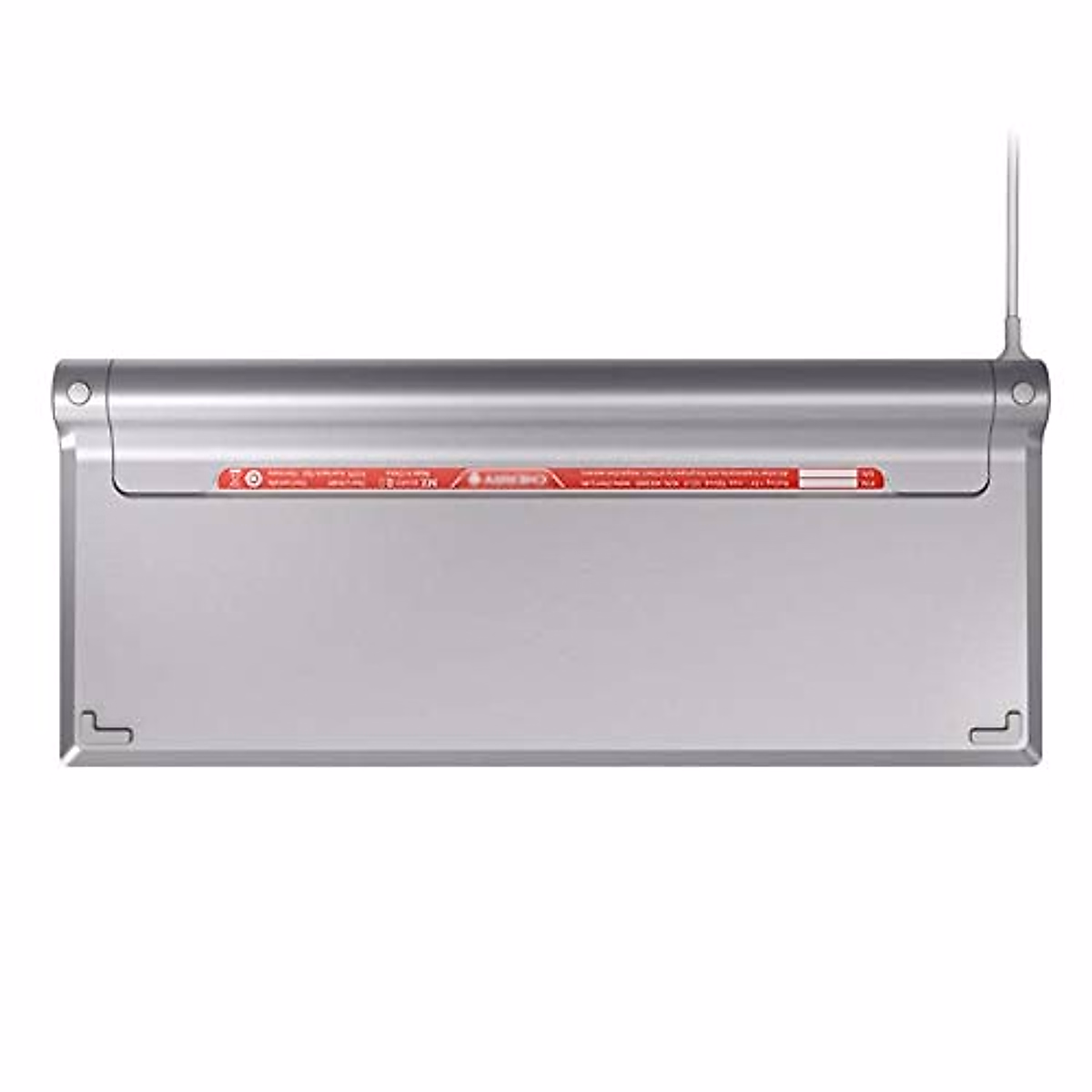 Teerwere Gaming Keyboard USB 2.0 Wired 87 Keys White Backlit Cherry MX Switch Mechanical Keyboard Suitable for Office and Home Use Mechanical Gaming Keyboard (Color : White, Size : Red Switch)