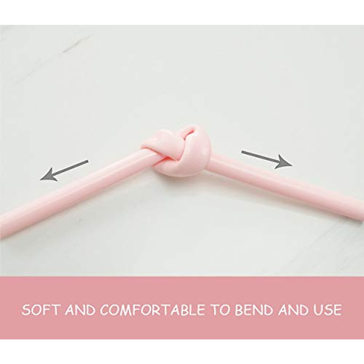 Silicone Straws Reusable Drinking Straw Pack-of-6 Soft Beverage Water Drink Straw -for 30oz and 20oz Tumblers - Trim & Cuttable, Comes with Cleaning Brush-2Pack (2Boxes)