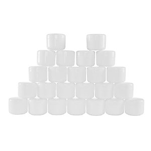 Stalwart 75-STO2003 White 2 Ounce Plastic Jar Containers