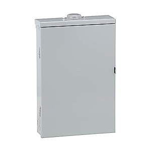 Square D - HOM2040M100PRB Homeline 100 Amp 20-Space 40-Circuit Outdoor Main Breaker Load Center (Plug-on Neutral Ready), ,