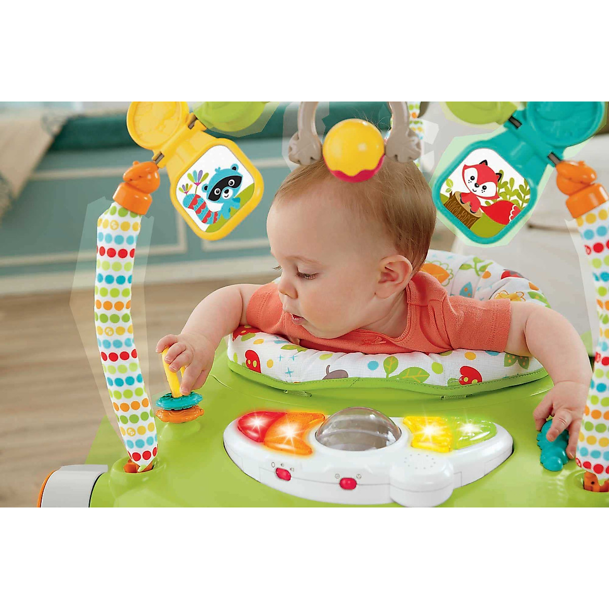 Fisher-Price Woodland Friends SpaceSaver Jumperoo [Amazon Exclusive]