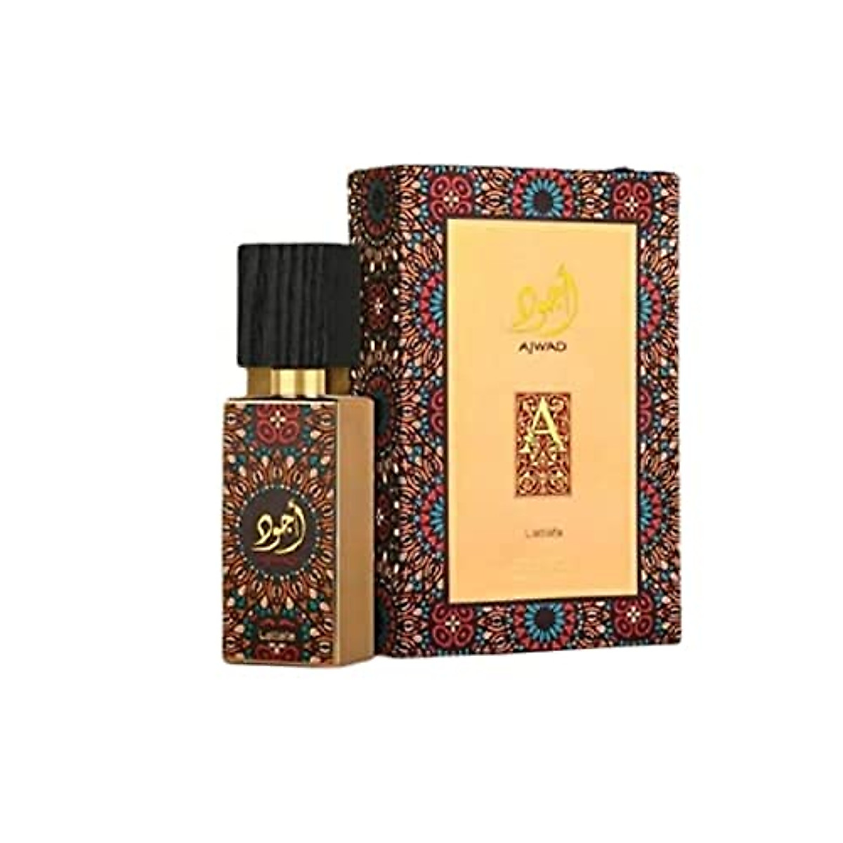 Lattafa Ajwad Eau De Parfum Spray for Unisex, 2.0 Ounce