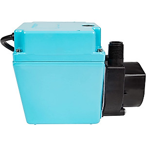 Little Giant 3E-34N 115-Volt, 1/15 HP, 670 GPH Dual Purpose In-Line or Small Submersible, Oil-Filled Pump, 10-Ft. Cord, Blue, 503603