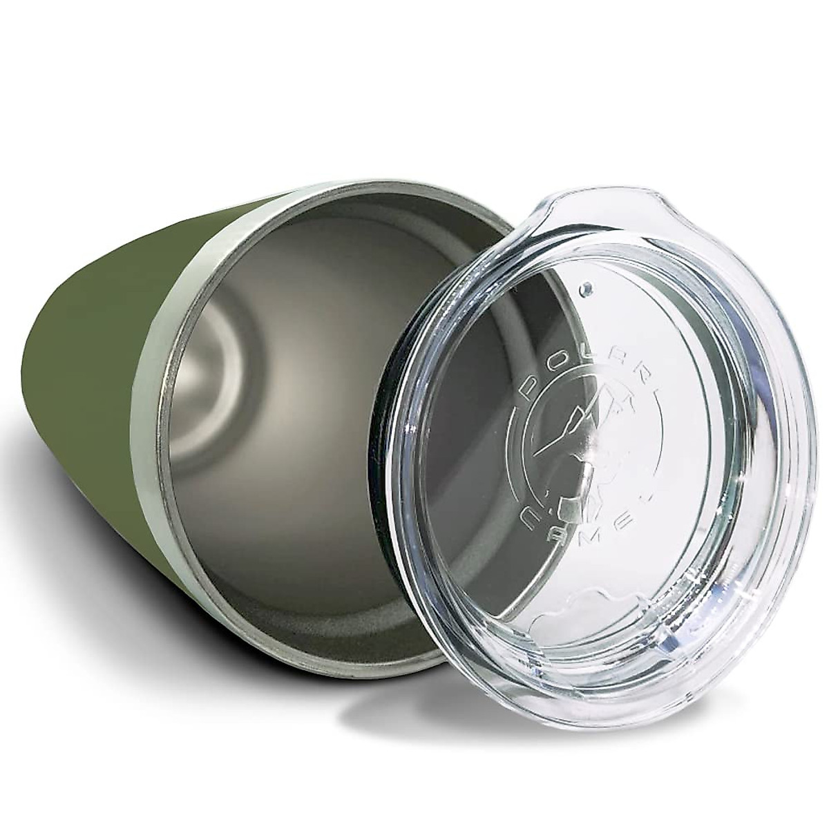 LaserGram 20oz Vacuum Insulated Tumbler Mug, Cardiology, Personalized Engraving Included (Camo Green)