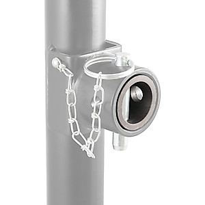 CURT 28932 Replacement Swivel Jack Male Pipe Mount, 5/8-Inch Pin Hole