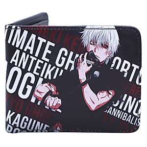 Amatensu Anime Characters Juzo Suzuya wallet Touka Kirishima wallet Ken Kaneki wallet A