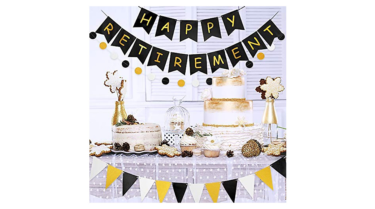 Happy Retirement Banner Kit for Farewell Parties