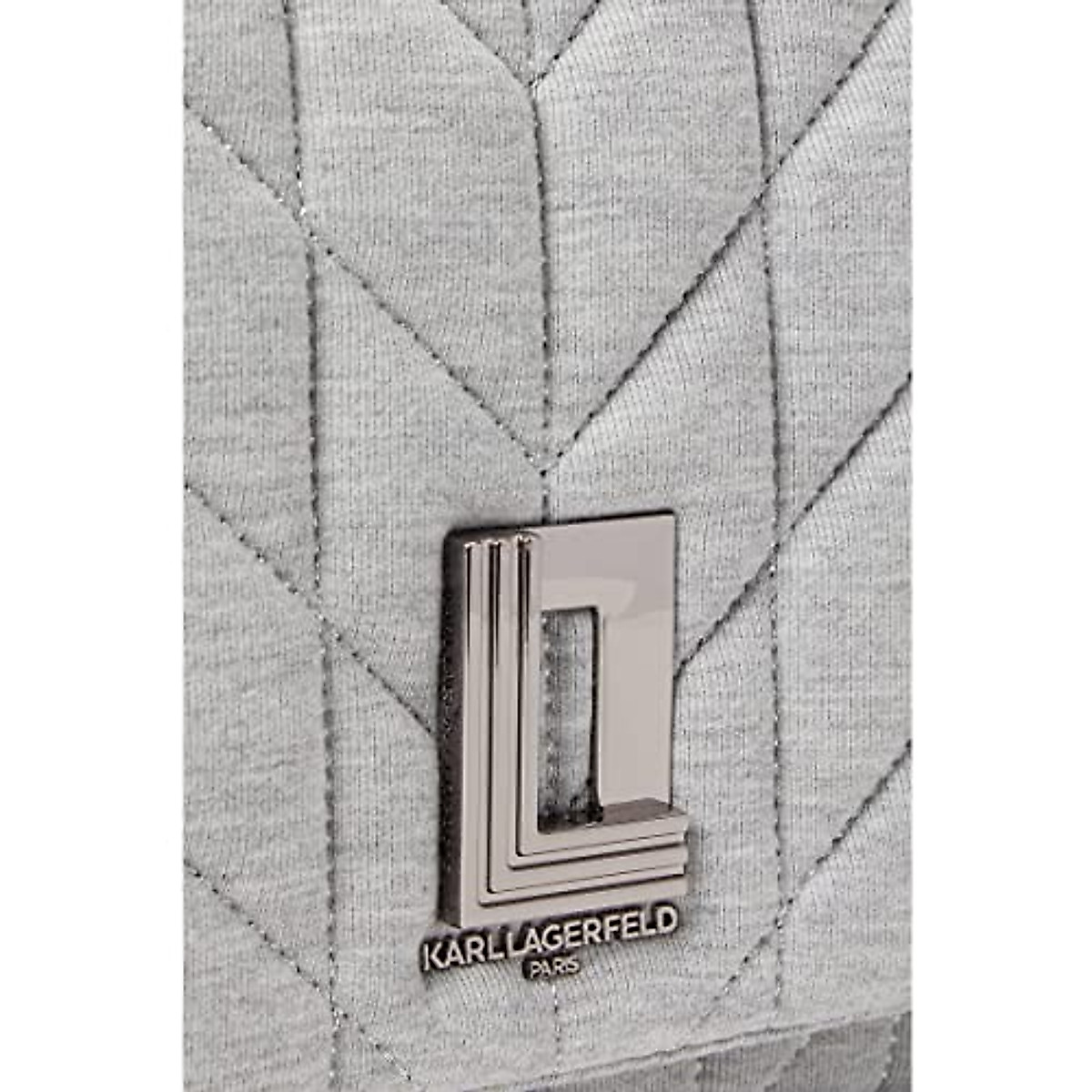 Karl Lagerfeld Paris Lafayette Large Shoulder Grey Heather One Size