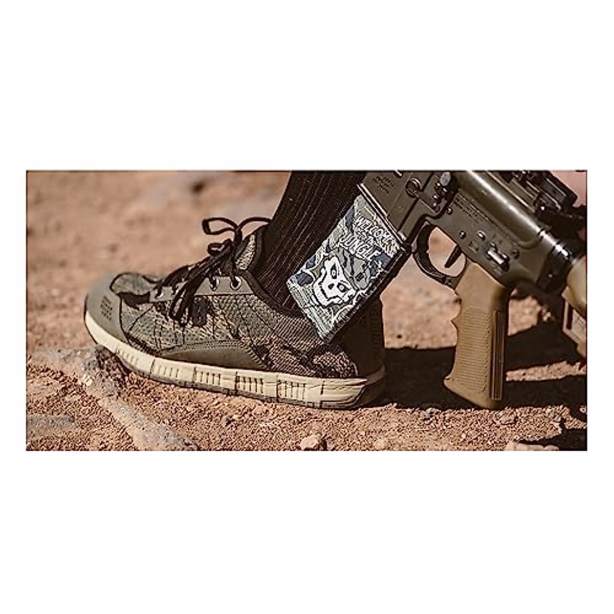 VIKTOS Men's Core2 Tiger Stripe Lightweight Breathable Cross-Training Shoes with Hi-Rebound Eva Foam, Green Camo, 9.5