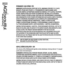 AGE beautiful Permanent Hair Color Dye Liqui Creme | 100% Gray Coverage | Anti-Aging Haircolor | Biotin for Thicker, Fuller Hair | Professional Salon Coloring | 7RC Dark Strawberry Blonde