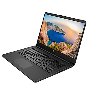 HP Laptop, 14” FHD Display, Intel Celeron N4500 Processor, 16GB RAM, 1TB PCIe SSD, HDMI, Bluetooth, Webcam, SD Media Card Raeder, Windows 11 Home, Black