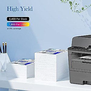 Valuetoner Remanufactured Toner Cartridge Replacement for HP 131X 131A CF210A CF211A CF212A CF213A for Laserjet Pro 200 Color M251nw M251n MFP M276nw MFP M276n Printer (Black,Cyan,Magenta,Yellow)