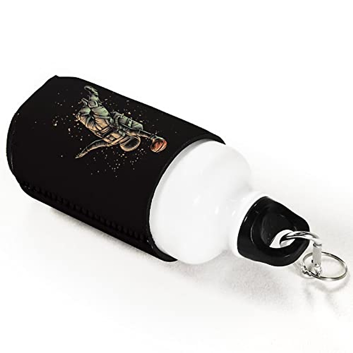 Can Cooler Sleeves Coozies for Cans And Bottles Insulators Basketball Astronaut Space Print PVC Elastic Reusable