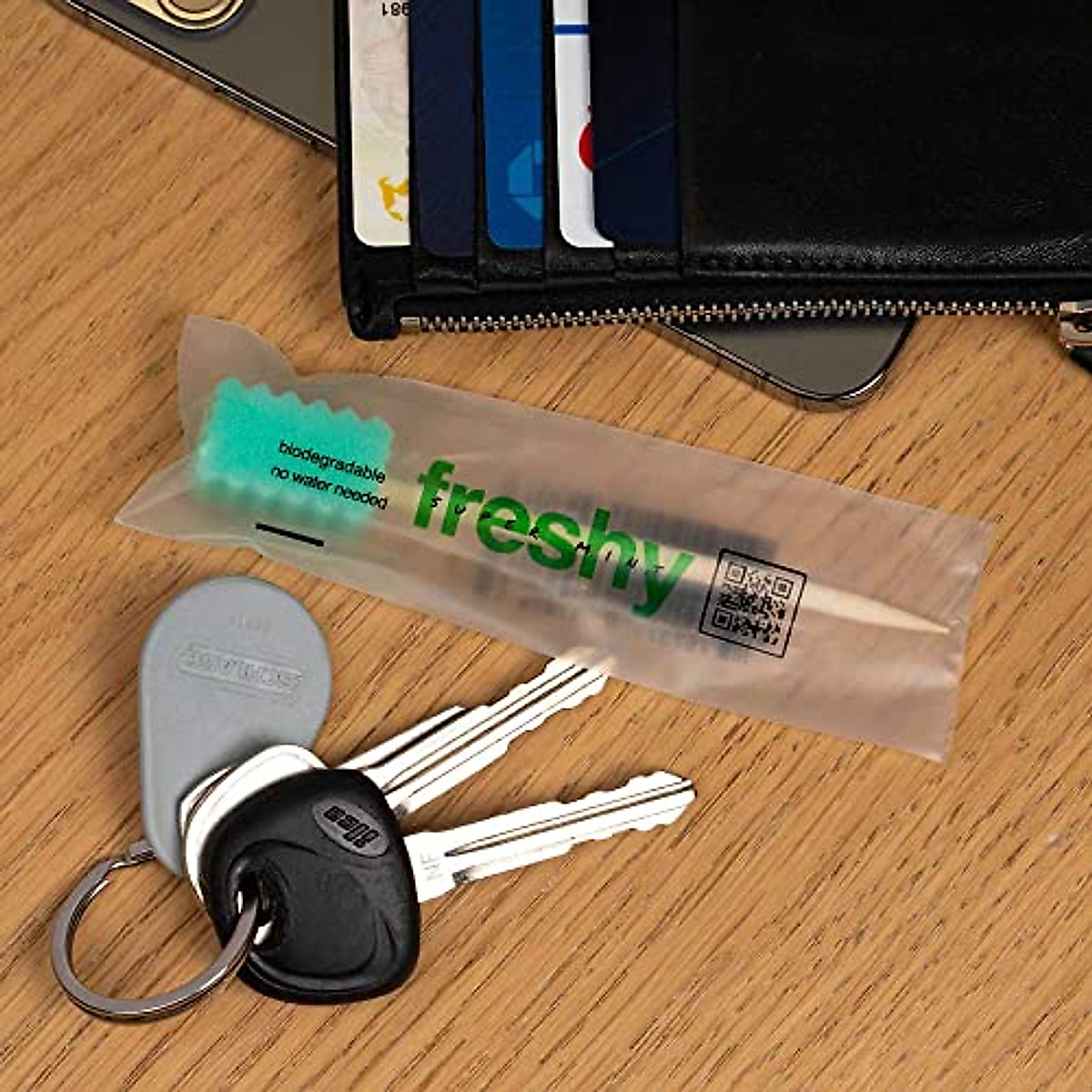 Biodegradable Super Freshy - Waterless Pre-Pasted Disposable Toothbrush | Better Than Gum, Easier Than a Toothbrush - After Coffee | After Lunch | On The Go Clean Mouth Solution - 20 Count…