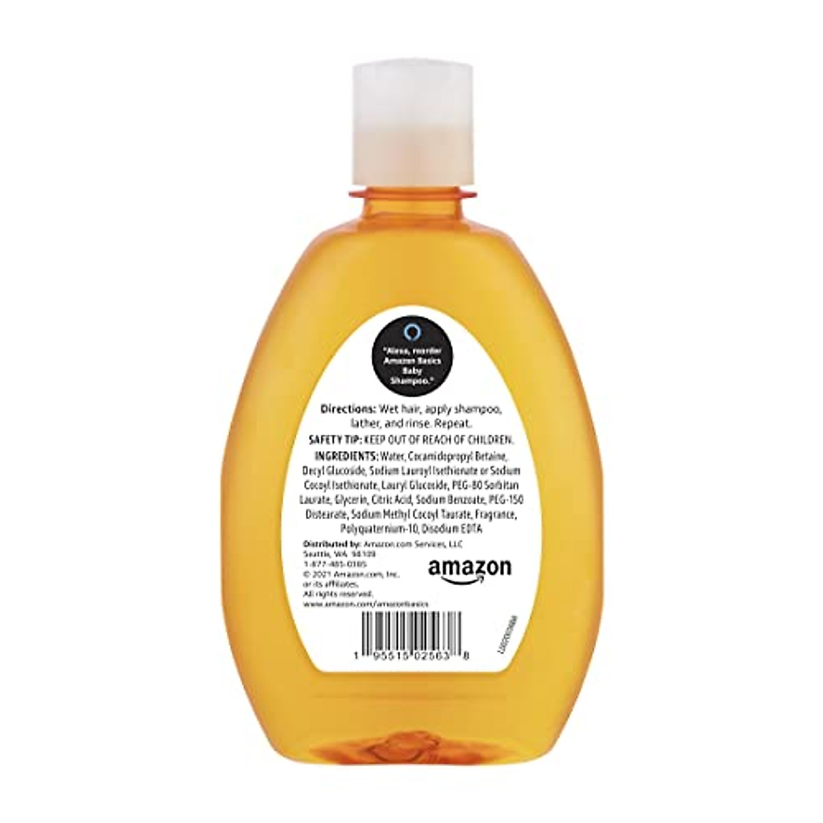 Amazon Basics Tear-Free Baby Shampoo, 13.6 Fluid Ounce