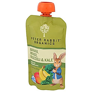 Peter Rabbit Organics Baby Kale Broccoli Mango, 4.40 oz- Packaging may vary