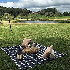 Eldnacele 11” LED Candle Lantern Decorative Indoor Outdoor Hanging Lantern with Waterproof Flameless Candle 6-Hour Timer, for Home, Garden, Patio, Party Lights, Black