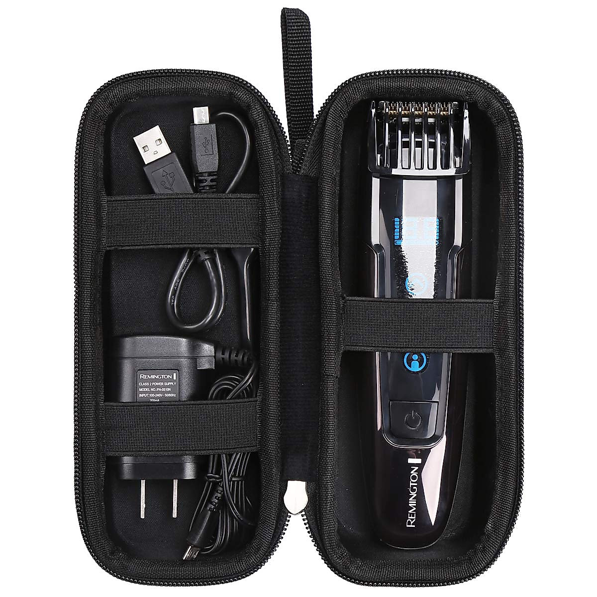 Aproca Hard Storage Travel Case, for Panasonic Cordless Men's Beard Trimmer ER-GB42-K ER-SB40-K/Remington MB4700 Beard Trimmer