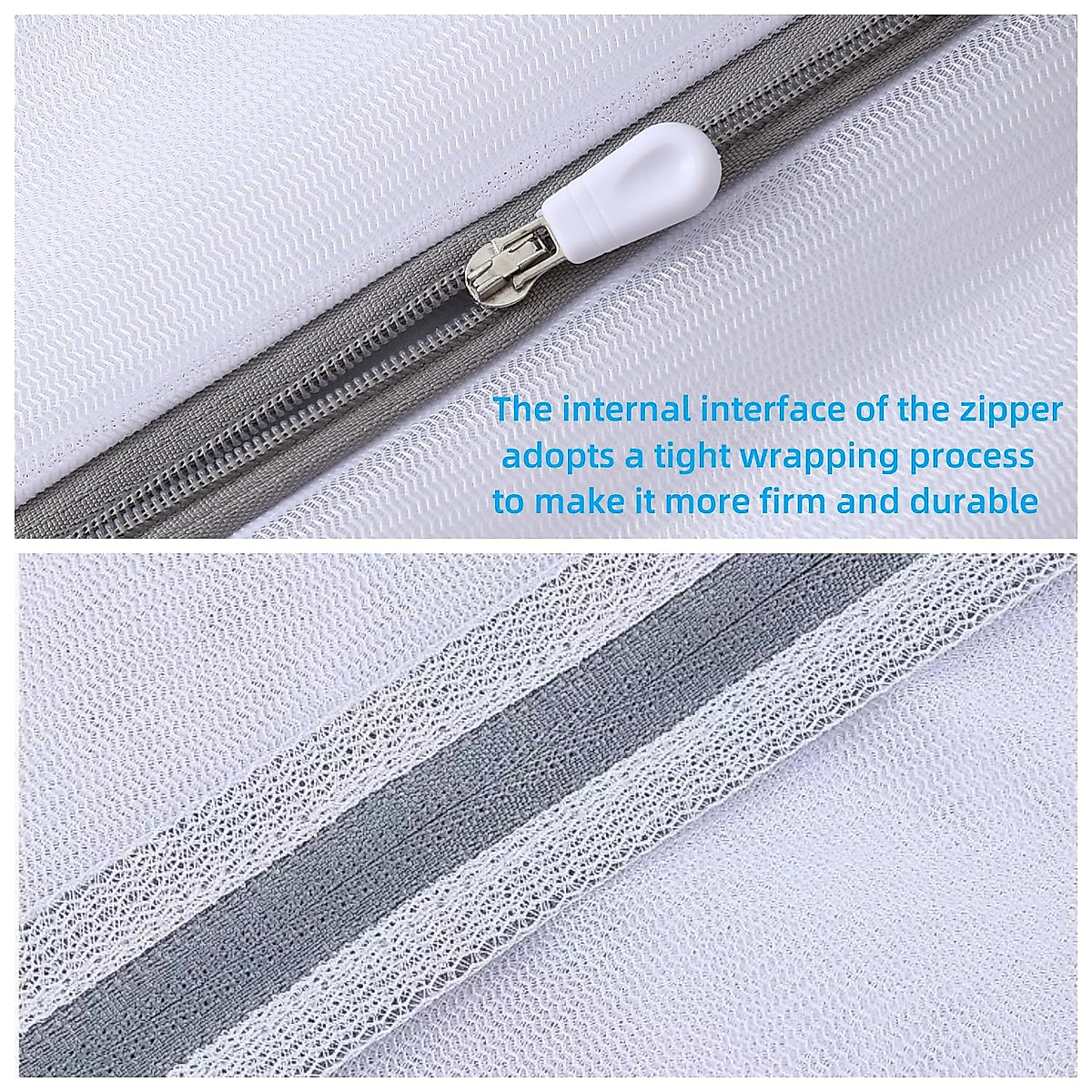 Garment Bag For Washing Machine With Zipper Laundry Mesh wash Bags Pack of 7 Mesh Laundry Bags For Bras Washer Protector For Underwear Baby Clothes Socks Delicates Bag for Washing Machine