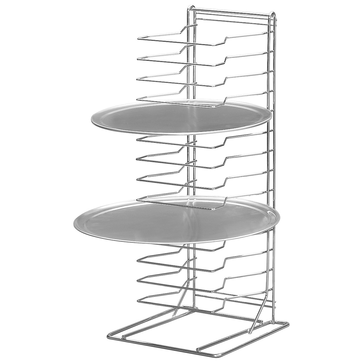 Channel Manufacturing PR-15W 15 Slot Wall Mounted Pizza Pan Rack