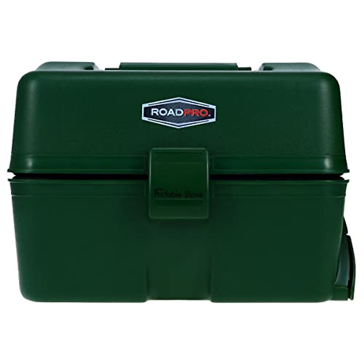 RoadPro RPLBSTOVET2 Food Heating Lunch Box Oven for Truck Portable Food Warmer Lunch Box 12v Stove Car Van Life Travel or Construction – Deluxe, Hunter Green, 1 Quart