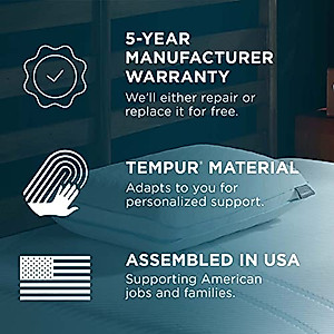 Tempur-Pedic TEMPUR-Cloud ProHi Memory Foam, Pillow, Queen (Pack of 1), White