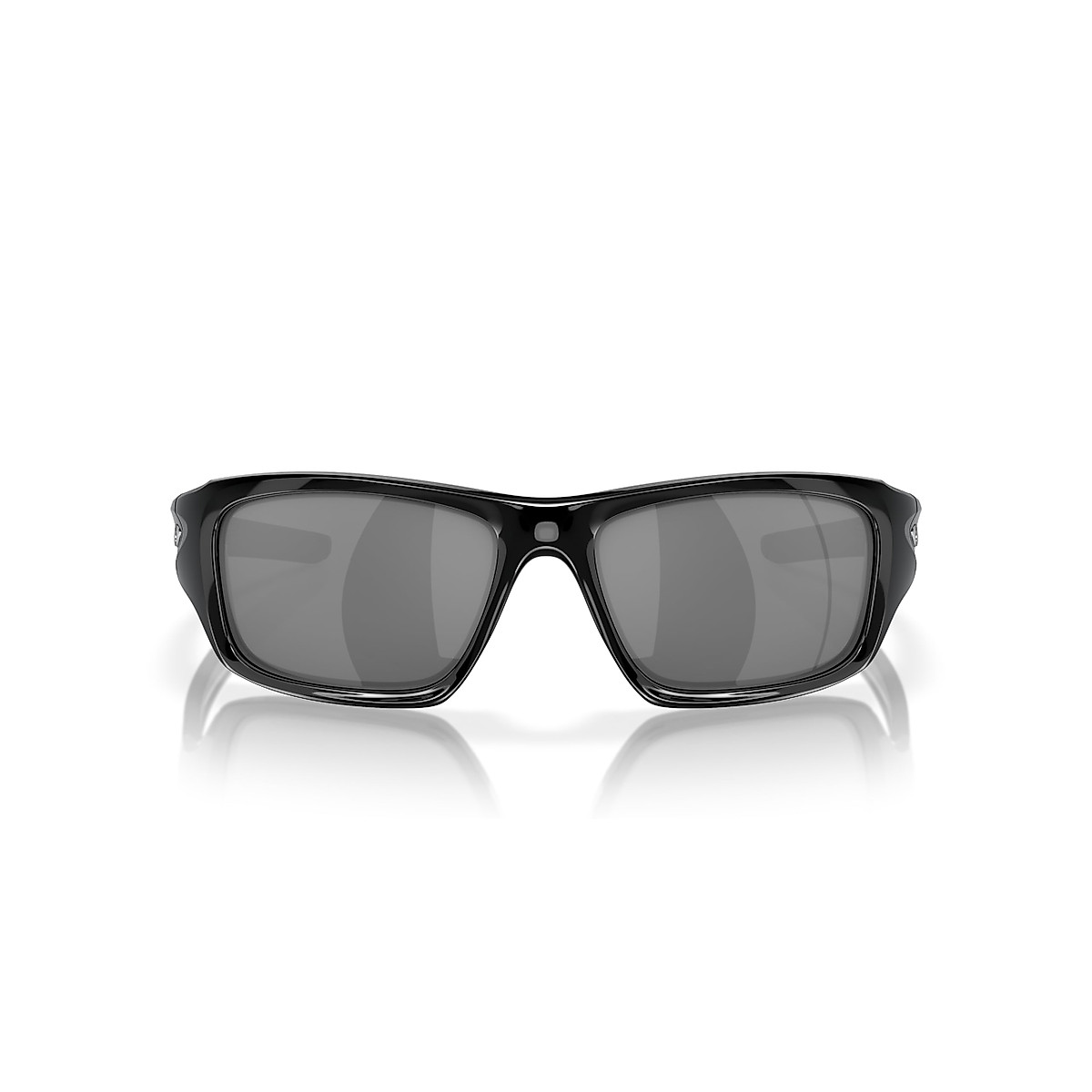 Oakley Men's OO9236 Valve Rectangular Sunglasses, Polished Black/Black Iridium, 60 mm