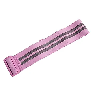 Adjustable Hip Resistance Band, Qiilu Unisex Adjustable Hip Resistance Band Hip Resistance Band Loop Circle Gym Yoga Fitness Exercise(Pink)