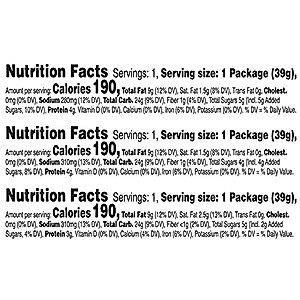 Keebler Sandwich Crackers, Single Serve Snack Crackers, Lunch Snacks, Variety Pack (45 Packs)