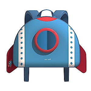 Zoy zoii Toddler Backpack for Boy, Kids Mini Battleship Backpack Gift, Preschool Kindergarten Travel Bag for 2-5 Years