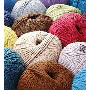 100% Baby Alpaca Yarn Wool Set of 3 Skeins DK Weight - Made in Peru - Heavenly Soft and Perfect for Knitting and Crocheting (Charcoal Gray, DK)