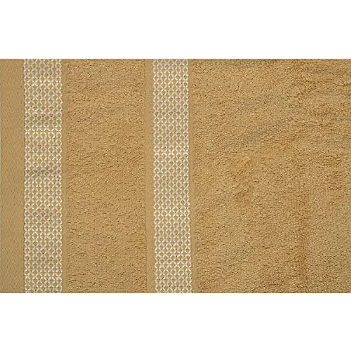 CASA COPENHAGEN Solitaire Luxury Hotel & Spa Quality, Beach Towel, 600 GSM Premium Cotton, 2 Piece Bath Sheet Set, Size - 36 x 72 Inches - Beige