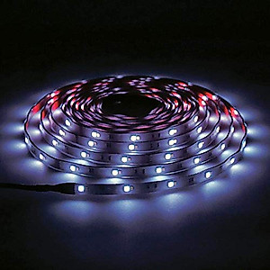 Commercial Electric 24 ft White & Multicolor (RGB+W) Indoor/Outdoor LED Tape Light w/Remote