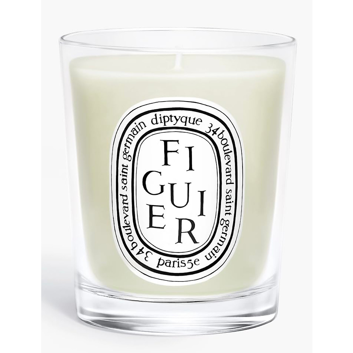 DIPTYQUE Baies Roses & Figuier Scented Candle 3 Piece Set 70 Grams Each Gift Boxed, White
