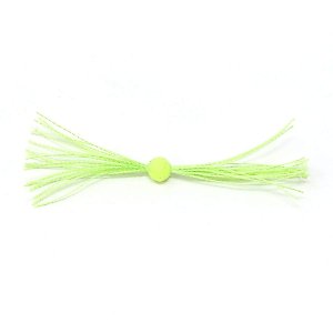Clam Corporation 15624 Silkie Jig Trailer, 1 1/2"", Chartreuse, Multi, one Size