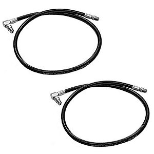 Professional Parts Warehouse Aftermarket (2) Meyer 1/4" x 45" w/Swivels Angling Hydraulic Hoses 21856