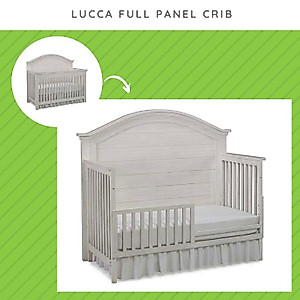 Toddler Bed Safety Guard Rail for Dolce Babi Cribs | Multiple Finishes Available (Seashell)