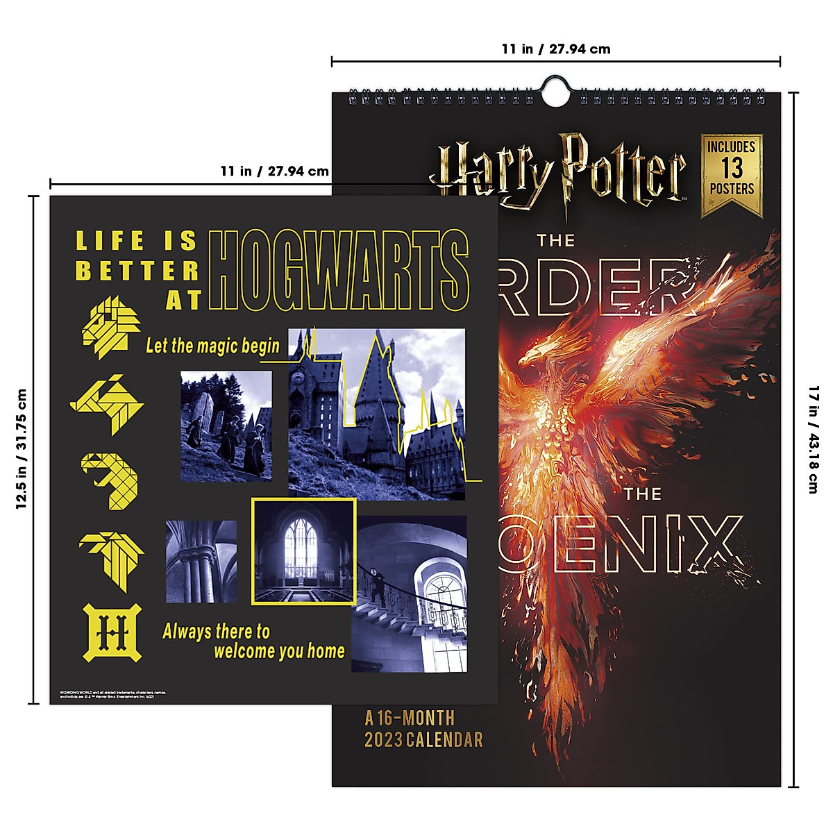 2023 Harry Potter Oversized Poster Calendar