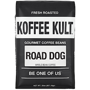 Koffee Kult Road Dog Dark Roast Coffee Beans (whole bean,32oz)