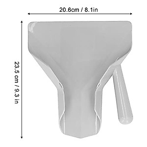 French Fries Shovel, PC Right Handle French Fry Scoop Commercial Fry Bagger Scoop Household Quick Fill Popcorn Scoop Foodservice Scoop for Snacks Ice Candy Nuts