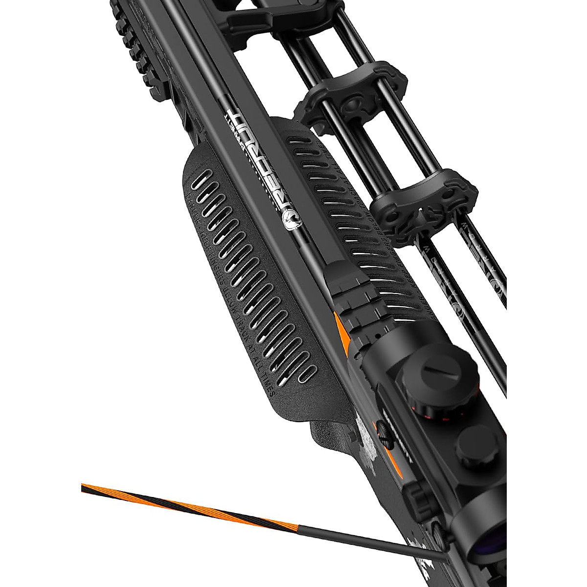 BARNETT Blackcat Recurve Crossbow Hunting Package, with Red Dot Sight, 2 Arrows, Lightweight Quiver, Shoots 260 Feet Per Second, Black Strike