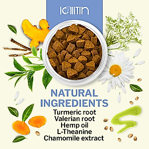 Lollitin Calming Chews for Dogs - Separation Anxiety, Grooming, Fireworks, Storms, Barking - Reduce Stress, Tension - All-Natural - Duck Flavor - 120 Chews - Small, Medium, Large Dogs, All Breeds