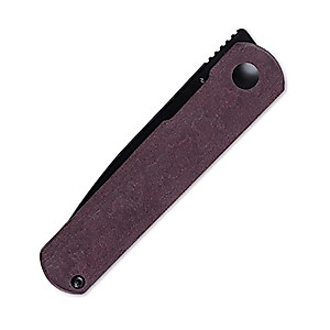 Kizer Feist EDC Pocket Knife, 4V Steel Blade and Richlite Handle Folding Knife for Office, Outdoor, Daily Carry, Ki3499R3