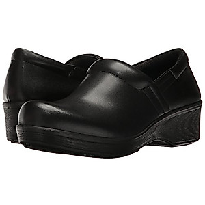 Dr. Scholl's Shoes Women's Dynamo Work Shoe, Black Leather 7.5