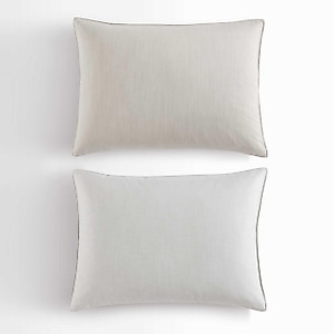 Calvin Klein - Queen Duvet Cover Set, Reversible Tencel Bedding with Matching Shams, Modern Home Decor (Flax Beige, Queen)