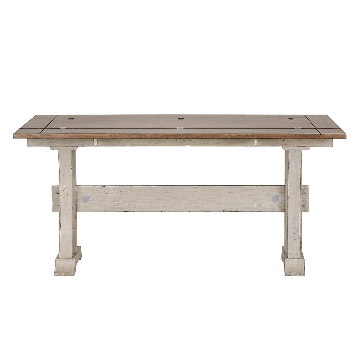 Liberty Furniture Industries Farmhouse Reimagined Flip Lid Sofa Table, W64 x D36 x H31, White