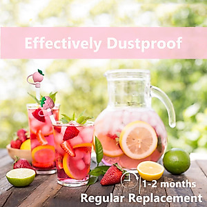 YAYAYOUNG 4 Pcs Pink Straw Covers Cap Toppers Compatible with Stanley 30&40 oz Tumbler Cups,Reusable Cute Silicone Straws Tips Lids Protectors for 0.4 in/10mm Stanley Cup Accessories(4 PCS)