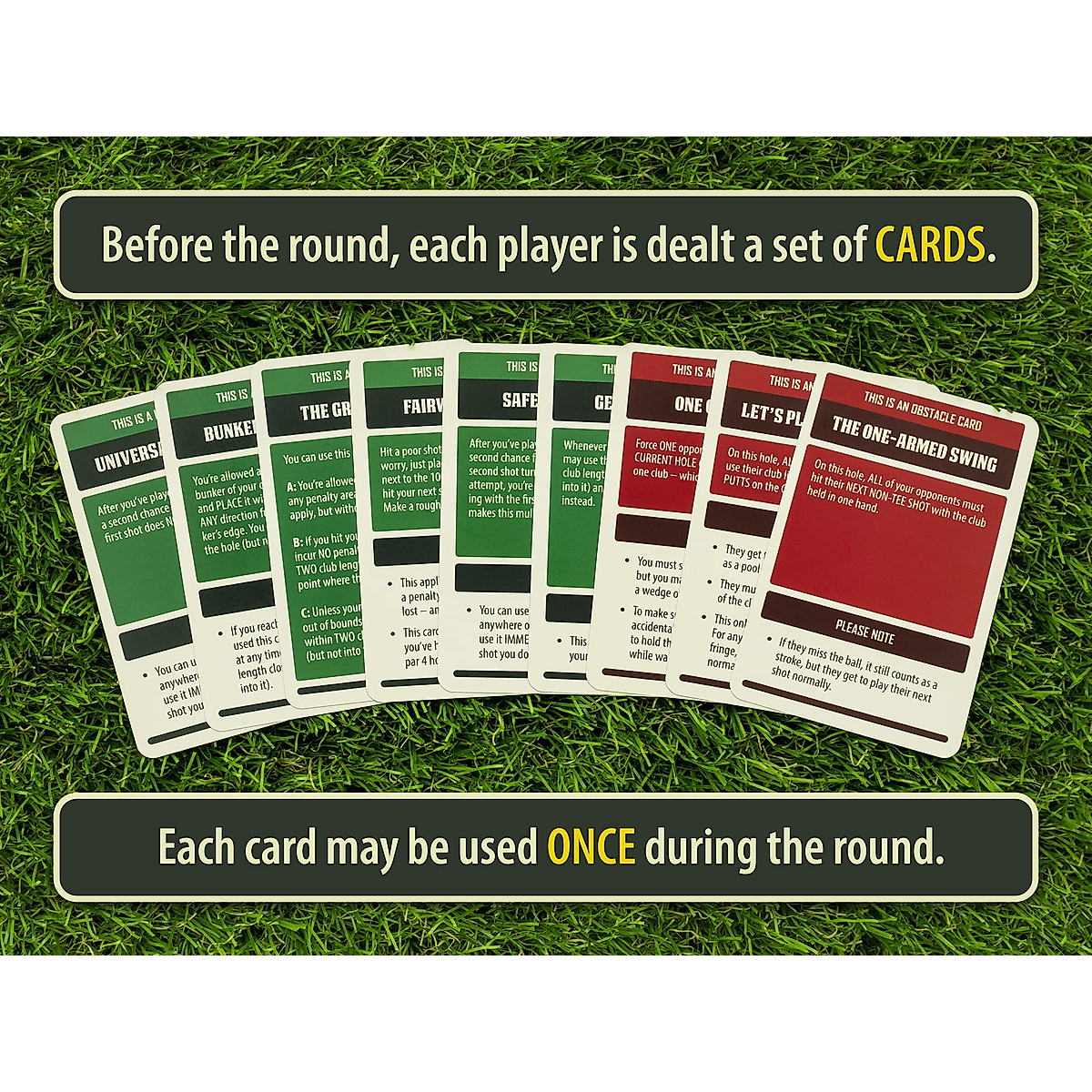 Mindmade Cards for Golfers - Make Golf Even More Fun with This On-Course Card Game