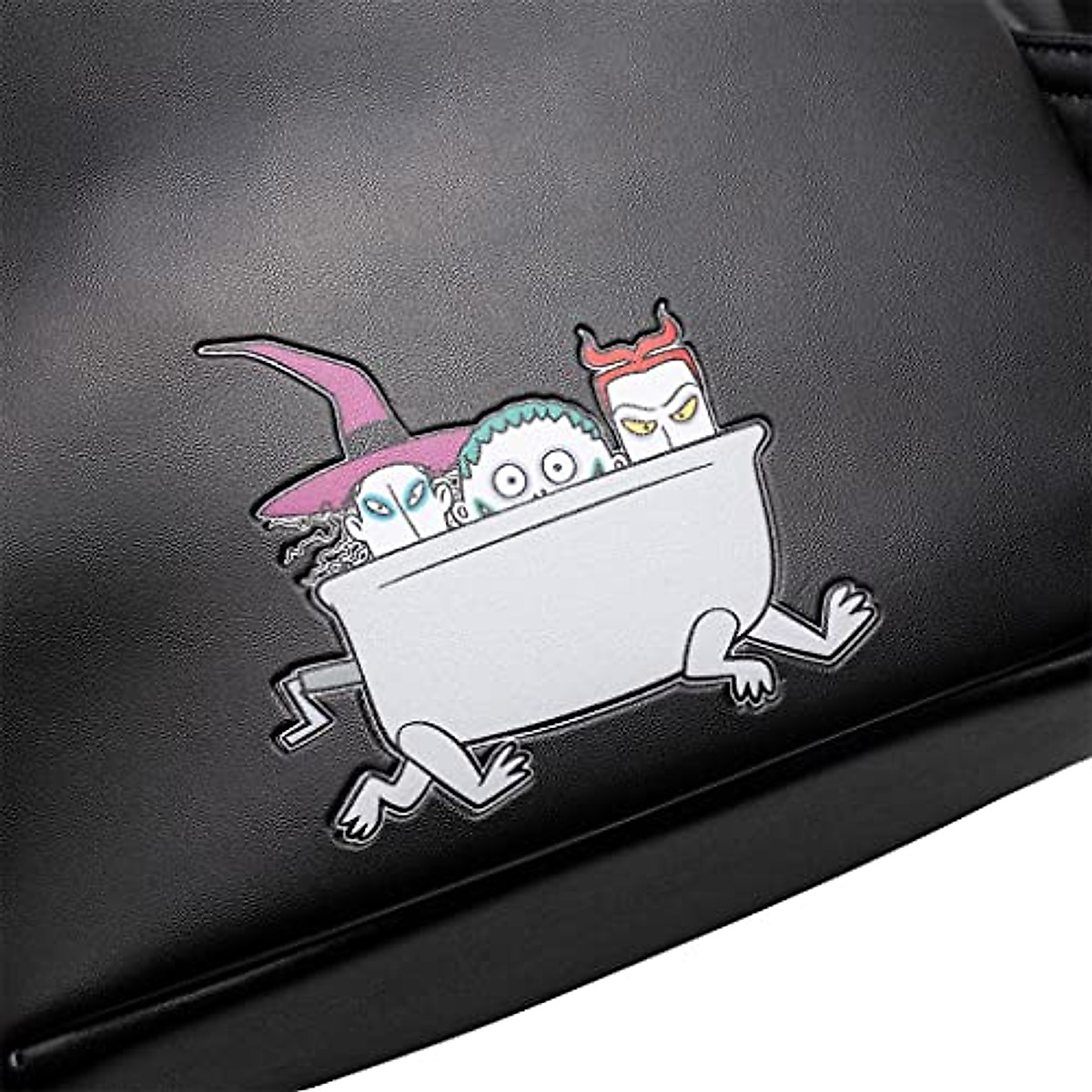 Loungefly Disney Nightmare Before Christmas Glow in the Dark Lock Shock and Barrel Mini Backpack